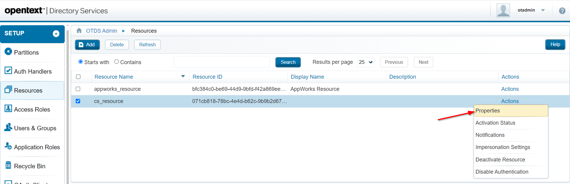 Connect OpenText Content Server With OTDS OpenText Process
