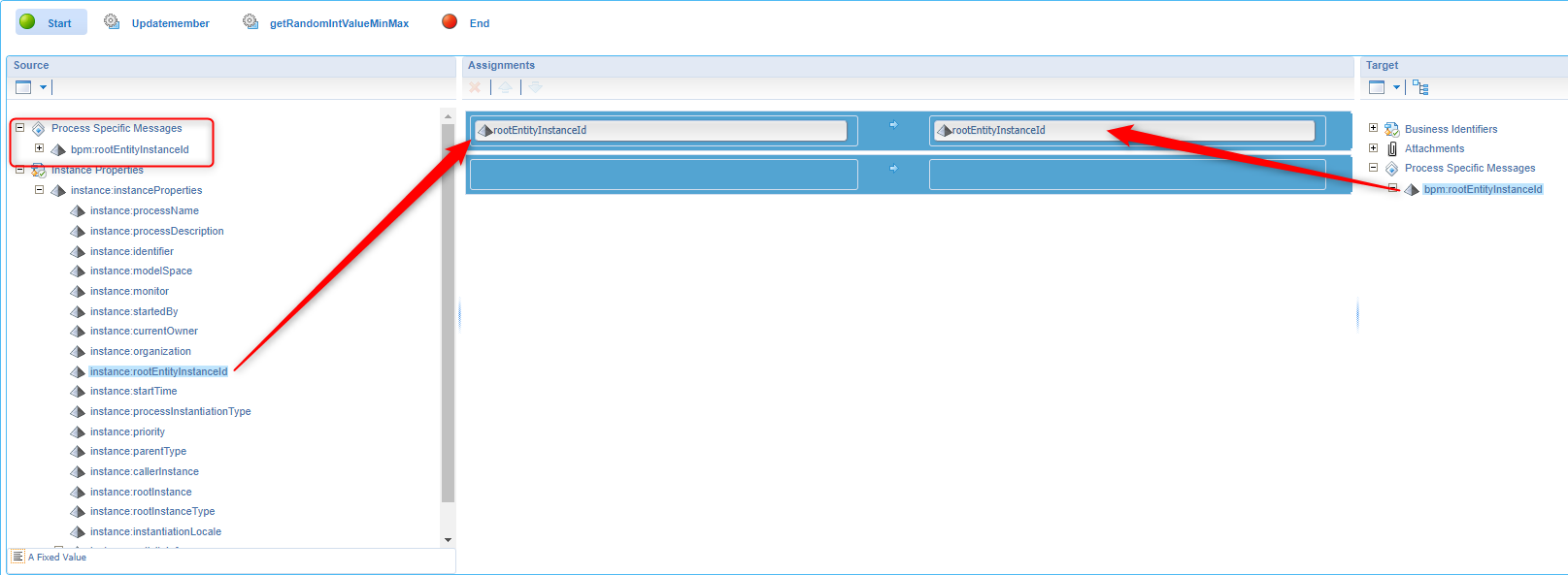 Generate A Random Int For A Property Value Opentext™ Process