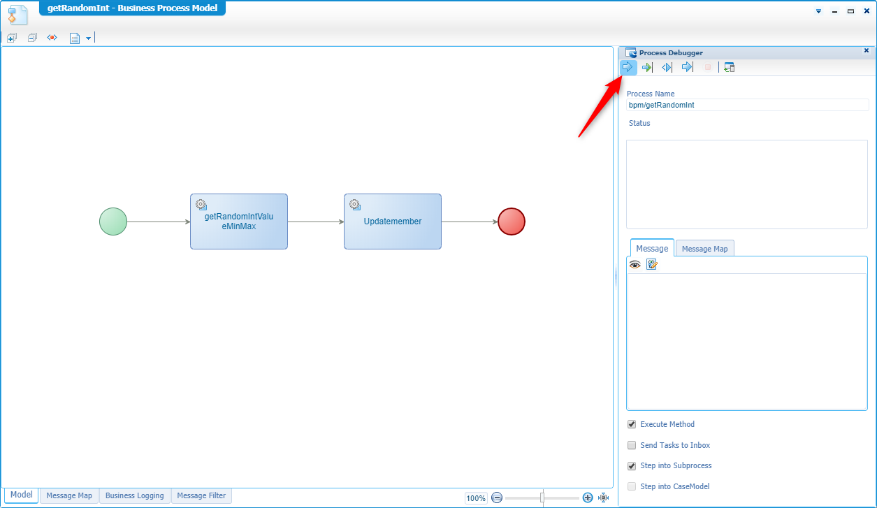 Generate A Random Int For A Property Value Opentext™ Process
