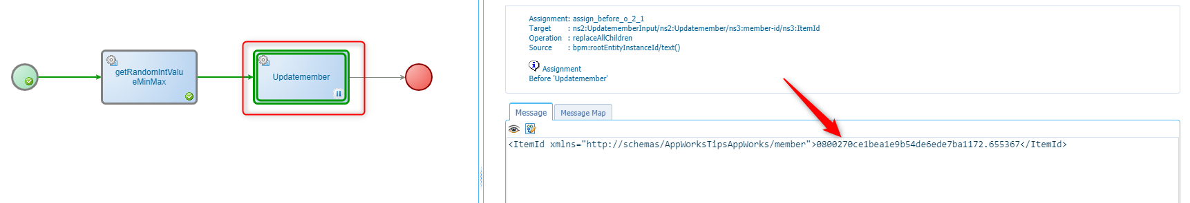 Generate A Random Int For A Property Value Opentext™ Process