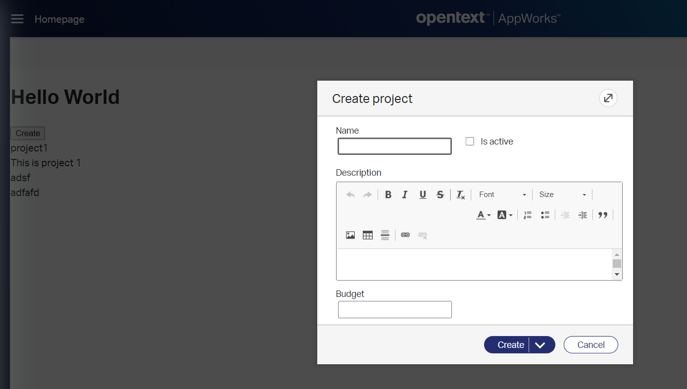 Lets Customize A Result List Panel On A Homepage Layout Opentext™ Process Automation Tips