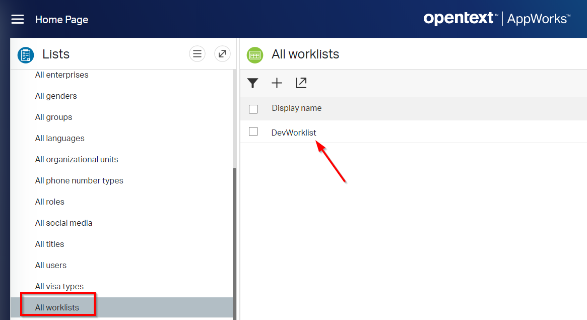 Working with tasks (role/team/worklist/personal) | OpenText™ Process ...