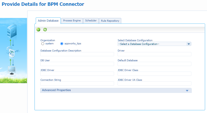 What is saved in the database for a BPM service container | OpenText ...