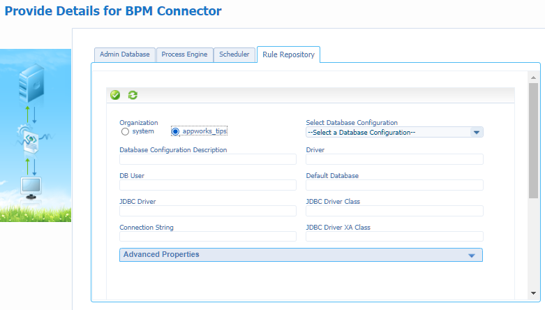 What is saved in the database for a BPM service container | OpenText ...