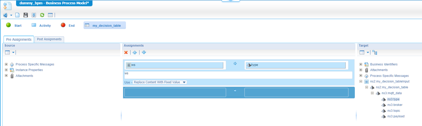 What is saved in the database for a BPM service container | OpenText ...