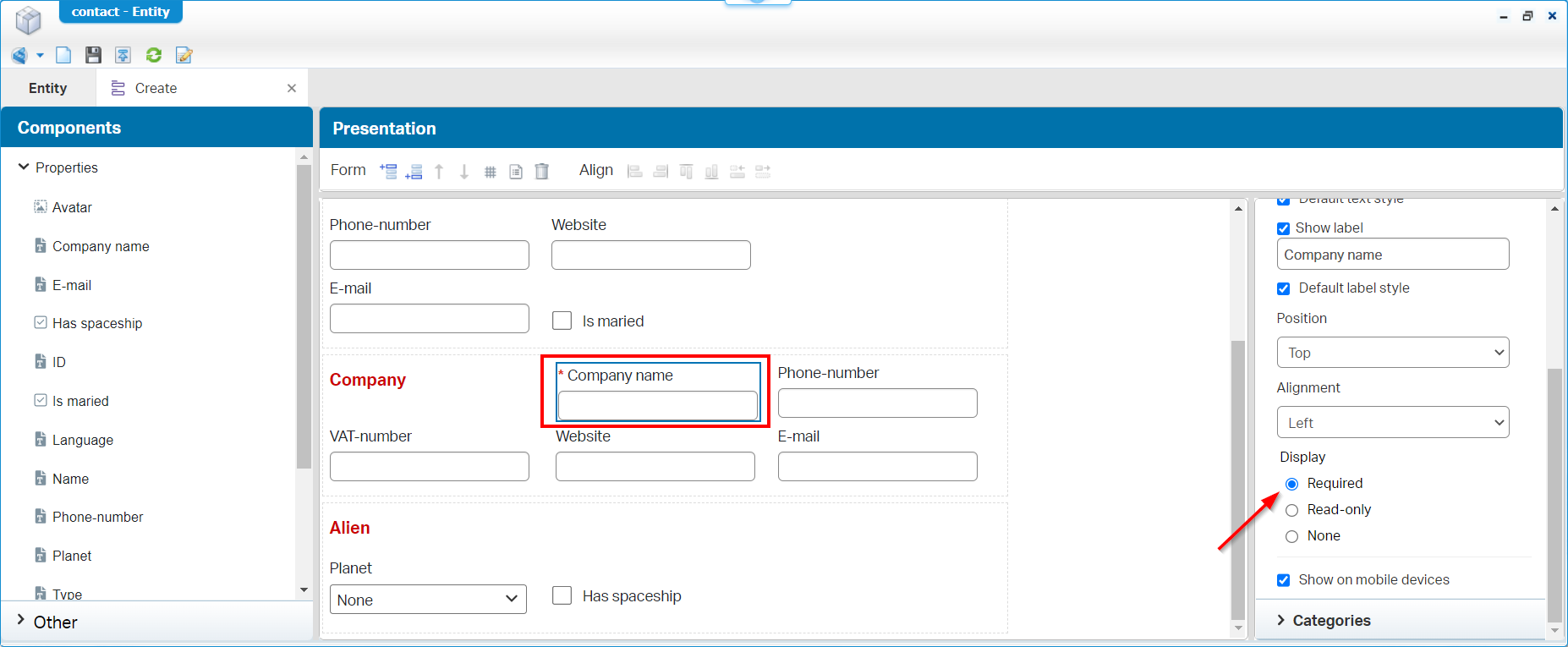 Show Form Sections Based On A Selection Dropdown Opentext™ Process