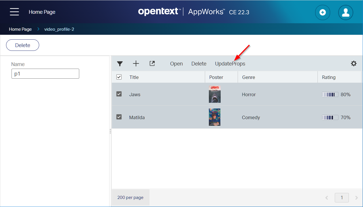 Update multiple items in a grid (aka bulk-update) | OpenText™ Process ...