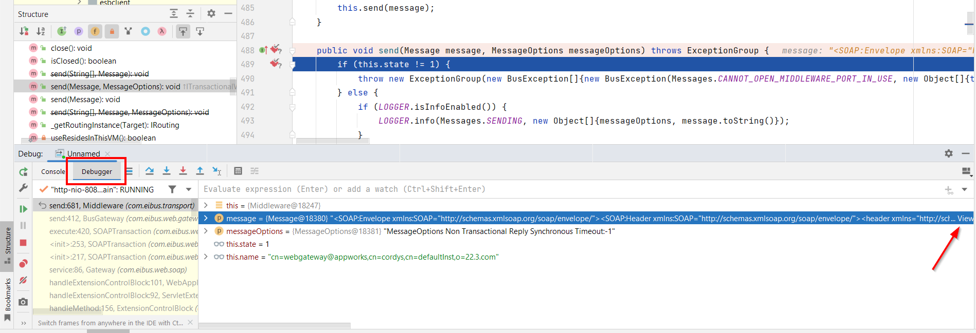 Remote debugging an AWP stack trace | OpenText™ Process Automation Tips